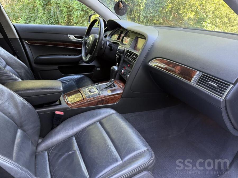 Black Audi A6 2005 in Riga, with an engine capacity of 3.00 L and mileage of 368 thousand km for 2350 €, photo 8 on AUTOMOTO.COM.LV