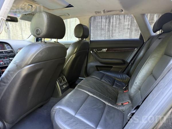 Melns Audi A6 2005 Rīga, ar dzinēja tilpumu 3.00 L un nobraukumu 368 tūkst. km par 2350 €, foto 9 vietnē AUTOMOTO.COM.LV
