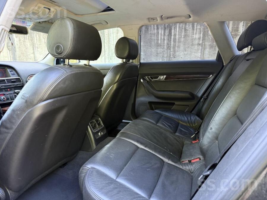 Black Audi A6 2005 in Riga, with an engine capacity of 3.00 L and mileage of 368 thousand km for 2350 €, photo 10 on AUTOMOTO.COM.LV