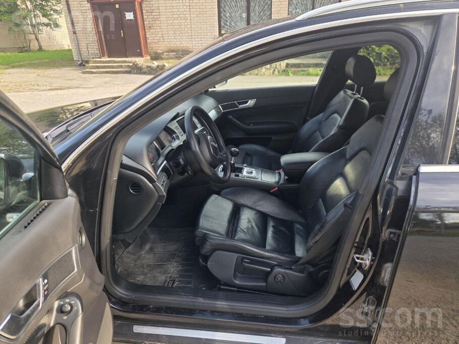 Black Audi A6 2005 in Rezekne, with an engine capacity of 3.00 L and mileage of 360 thousand km for 3350 €, photo 6 on AUTOMOTO.COM.LV