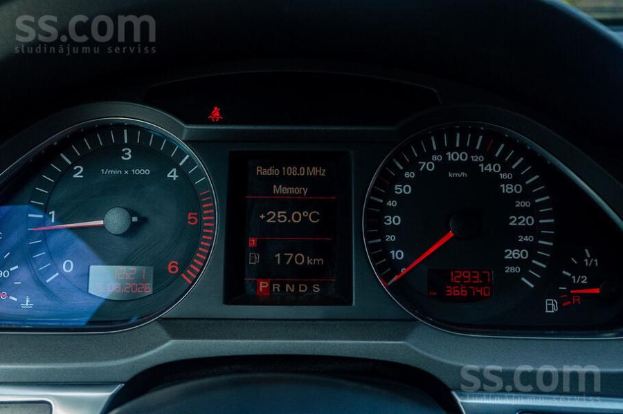 Melns Audi A6 2005 Rīga, ar dzinēja tilpumu 3.00 L un nobraukumu 0 tūkst. km par 3390 €, foto 15 vietnē AUTOMOTO.COM.LV