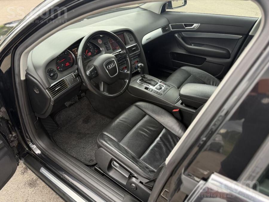 Melns Audi A6 2005 Ogre, ar dzinēja tilpumu 3.00 L un nobraukumu 377 tūkst. km par 3850 €, foto 14 vietnē AUTOMOTO.COM.LV
