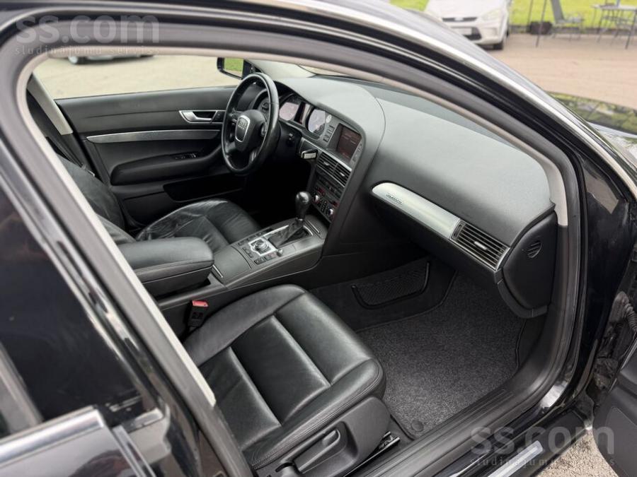 Melns Audi A6 2005 Ogre, ar dzinēja tilpumu 3.00 L un nobraukumu 377 tūkst. km par 3850 €, foto 17 vietnē AUTOMOTO.COM.LV