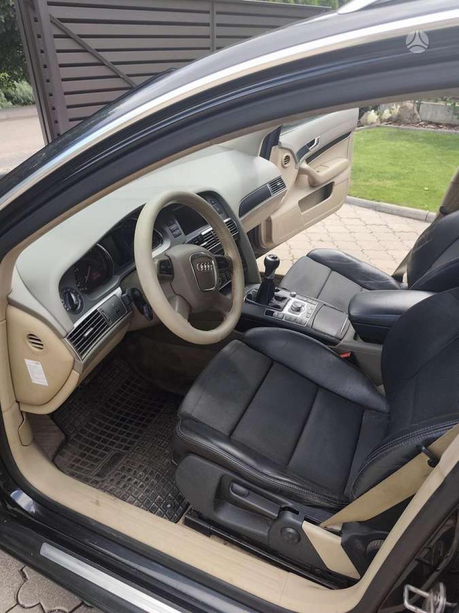 Melns Audi A6 2005 Panevēža, ar dzinēja tilpumu 2.70 L un nobraukumu 416 tūkst. km par 1400 €, foto 16 vietnē AUTOMOTO.COM.LV