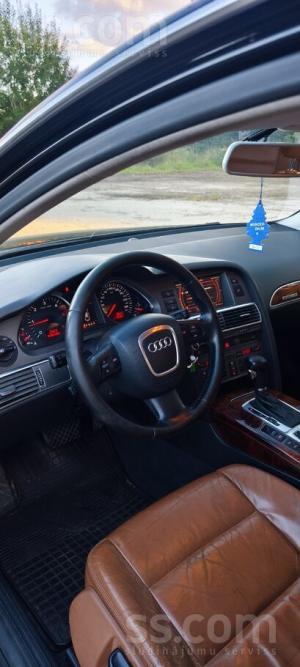 Melns Audi A6 2005 Ogre, ar dzinēja tilpumu 3.00 L un nobraukumu 434 tūkst. km par 2800 €, foto 6 vietnē AUTOMOTO.COM.LV