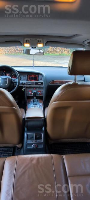 Melns Audi A6 2005 Ogre, ar dzinēja tilpumu 3.00 L un nobraukumu 434 tūkst. km par 2800 €, foto 9 vietnē AUTOMOTO.COM.LV