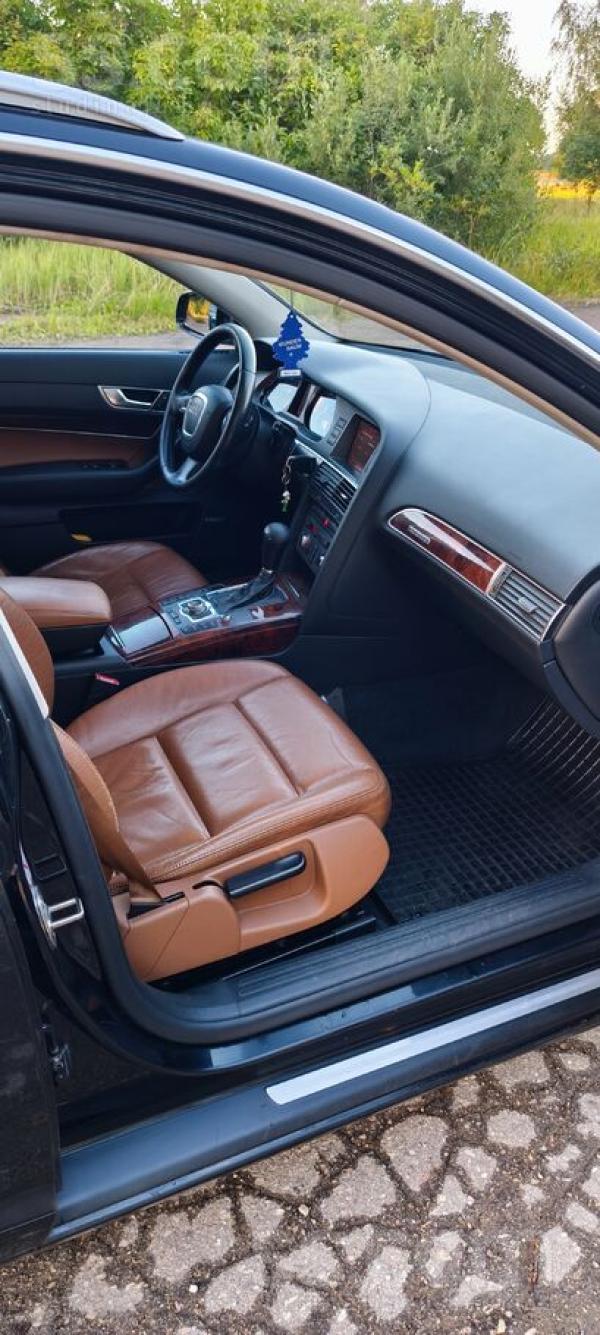 Melns Audi A6 2005 Ogre, ar dzinēja tilpumu 3.00 L un nobraukumu 434 tūkst. km par 2800 €, foto 6 vietnē AUTOMOTO.COM.LV