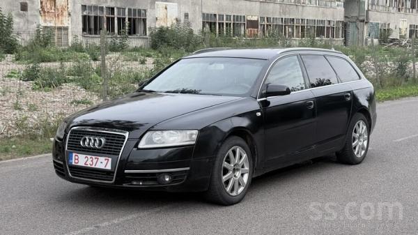 Черный Ауди А6 2005 в Даугавпилс, объемом двигателя 2.00 л и пробегом 411 тыс. км за 1090 €, фото 1 на AUTOMOTO.COM.LV