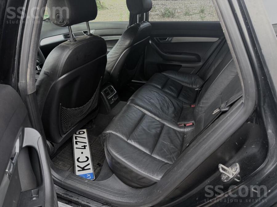 Black Audi A6 2005 in Daugavpils, with an engine capacity of 2.00 L and mileage of 411 thousand km for 1090 €, photo 9 on AUTOMOTO.COM.LV