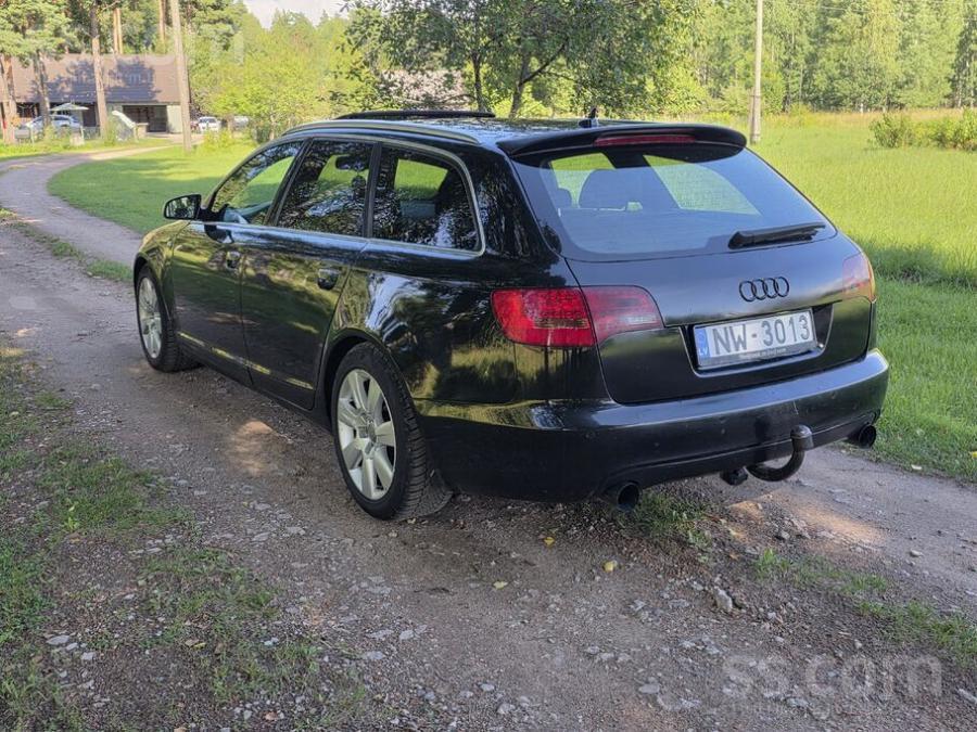 Black Audi A6 2005 in Kuldiga, with an engine capacity of 3.00 L and mileage of 416 thousand km for 2800 €, photo 5 on AUTOMOTO.COM.LV