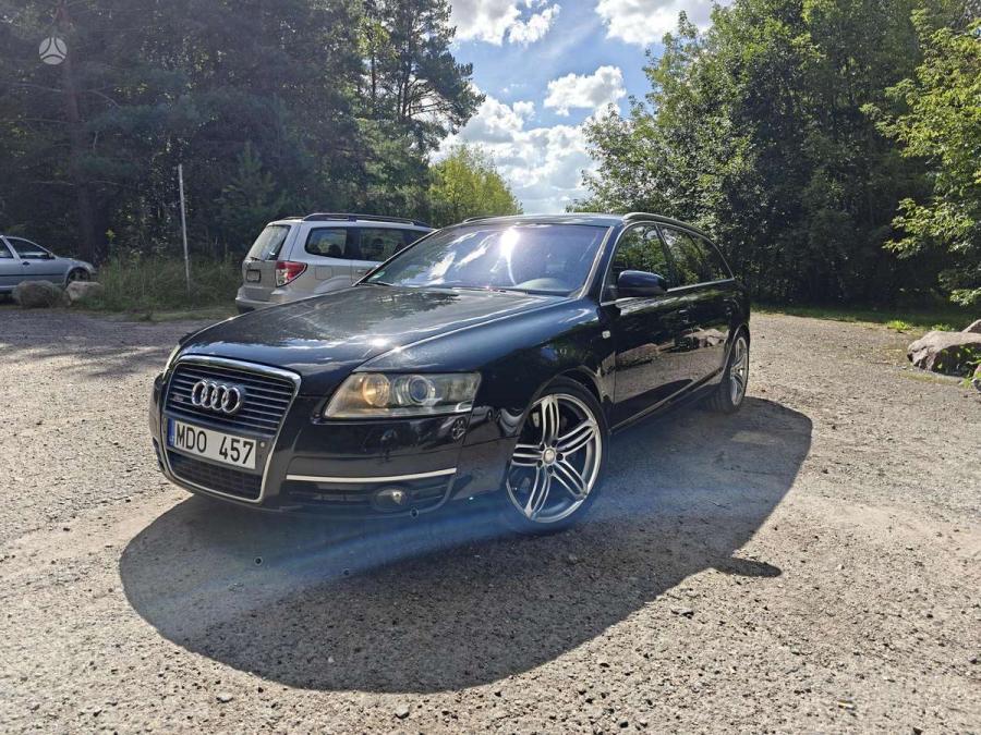 Черный Ауди А6 2005 в Вильнюс, объемом двигателя 2.97 л и пробегом 292 тыс. км за 3200 €, фото 1 на AUTOMOTO.COM.LV