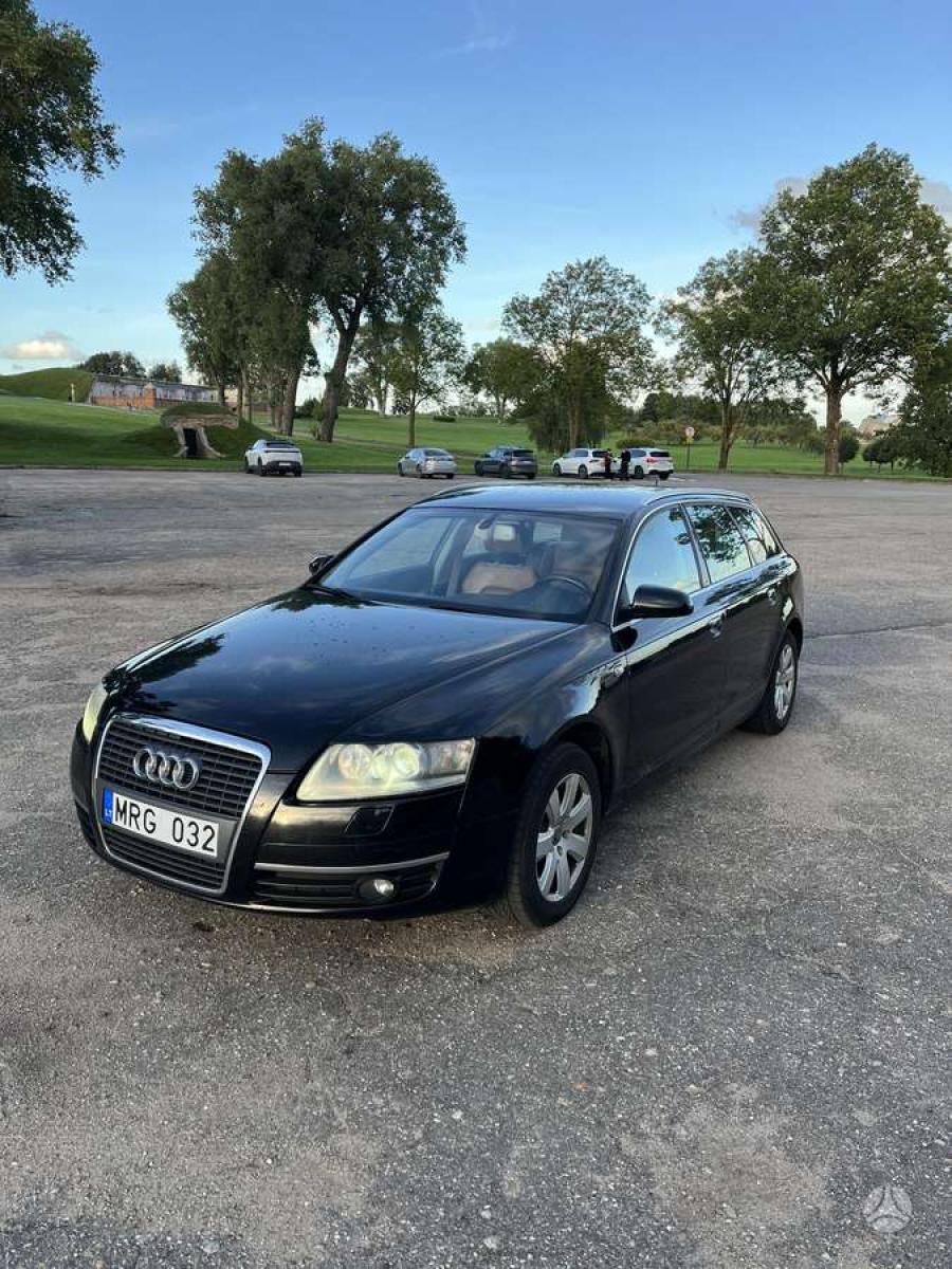 Black Audi A6 2005 in Kaunas, with an engine capacity of 2.39 L and mileage of 268 thousand km for 2000 €, photo 1 on AUTOMOTO.COM.LV
