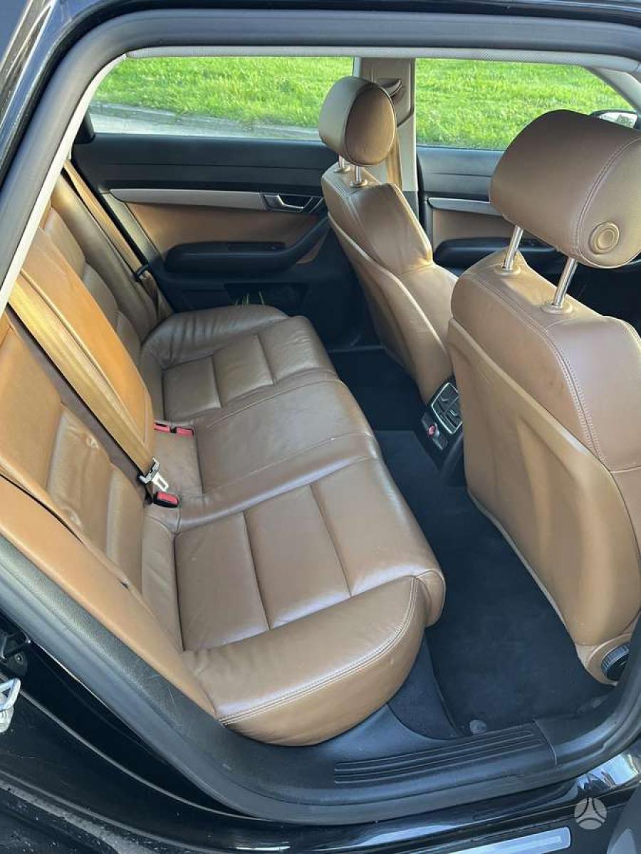 Black Audi A6 2005 in Kaunas, with an engine capacity of 2.39 L and mileage of 268 thousand km for 2000 €, photo 11 on AUTOMOTO.COM.LV