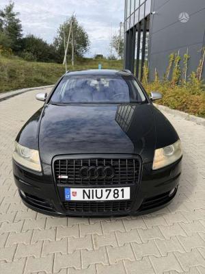 Melns Audi A6 2005 Viļņa, ar dzinēja tilpumu 2.70 L un nobraukumu 320 tūkst. km par 2900 €, foto  vietnē AUTOMOTO.COM.LV
