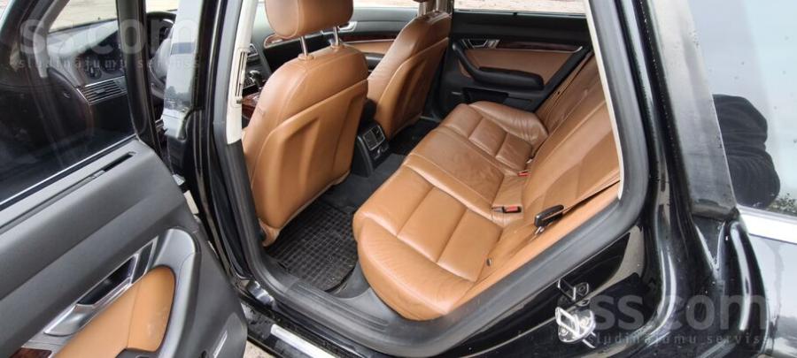 Melns Audi A6 2005 Ogre, ar dzinēja tilpumu 3.00 L un nobraukumu 435 tūkst. km par 2750 €, foto 10 vietnē AUTOMOTO.COM.LV