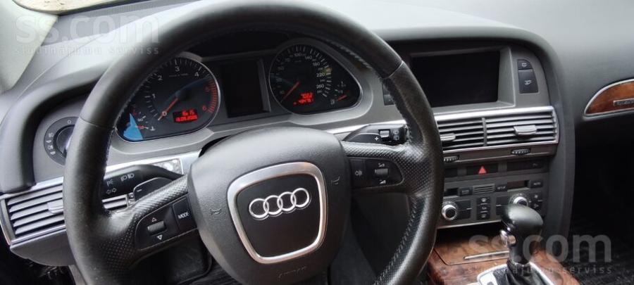 Melns Audi A6 2005 Ogre, ar dzinēja tilpumu 3.00 L un nobraukumu 435 tūkst. km par 2750 €, foto 14 vietnē AUTOMOTO.COM.LV