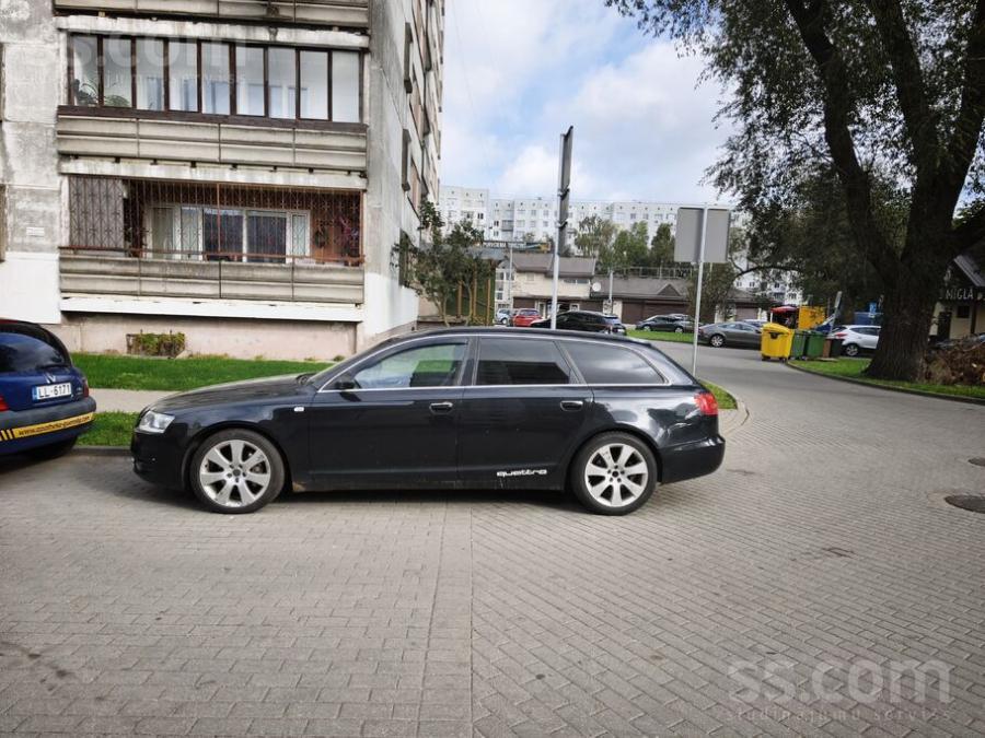 Черный Ауди А6 2005 в Рига, объемом двигателя 3.00 л и пробегом 372 тыс. км за 1300 €, фото 1 на AUTOMOTO.COM.LV