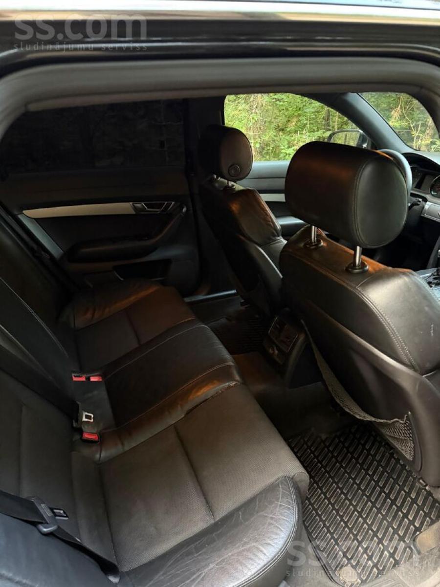 Black Audi A6 2005 in Rezekne, with an engine capacity of 3.00 L and mileage of 388 thousand km for 1800 €, photo 7 on AUTOMOTO.COM.LV