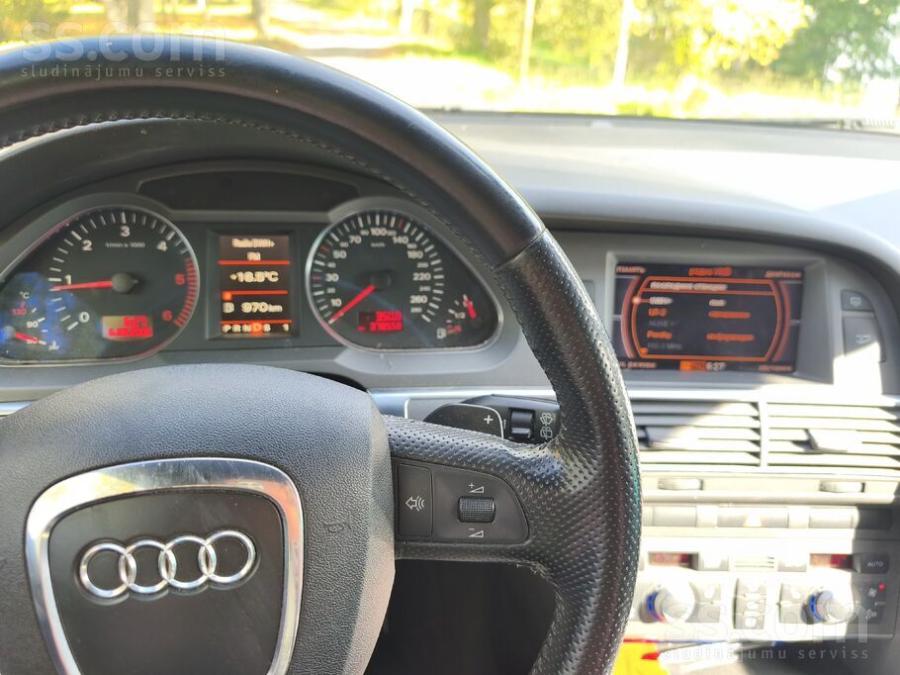 Black Audi A6 2005 in Rezekne, with an engine capacity of 3.00 L and mileage of 379 thousand km for 4000 €, photo 5 on AUTOMOTO.COM.LV