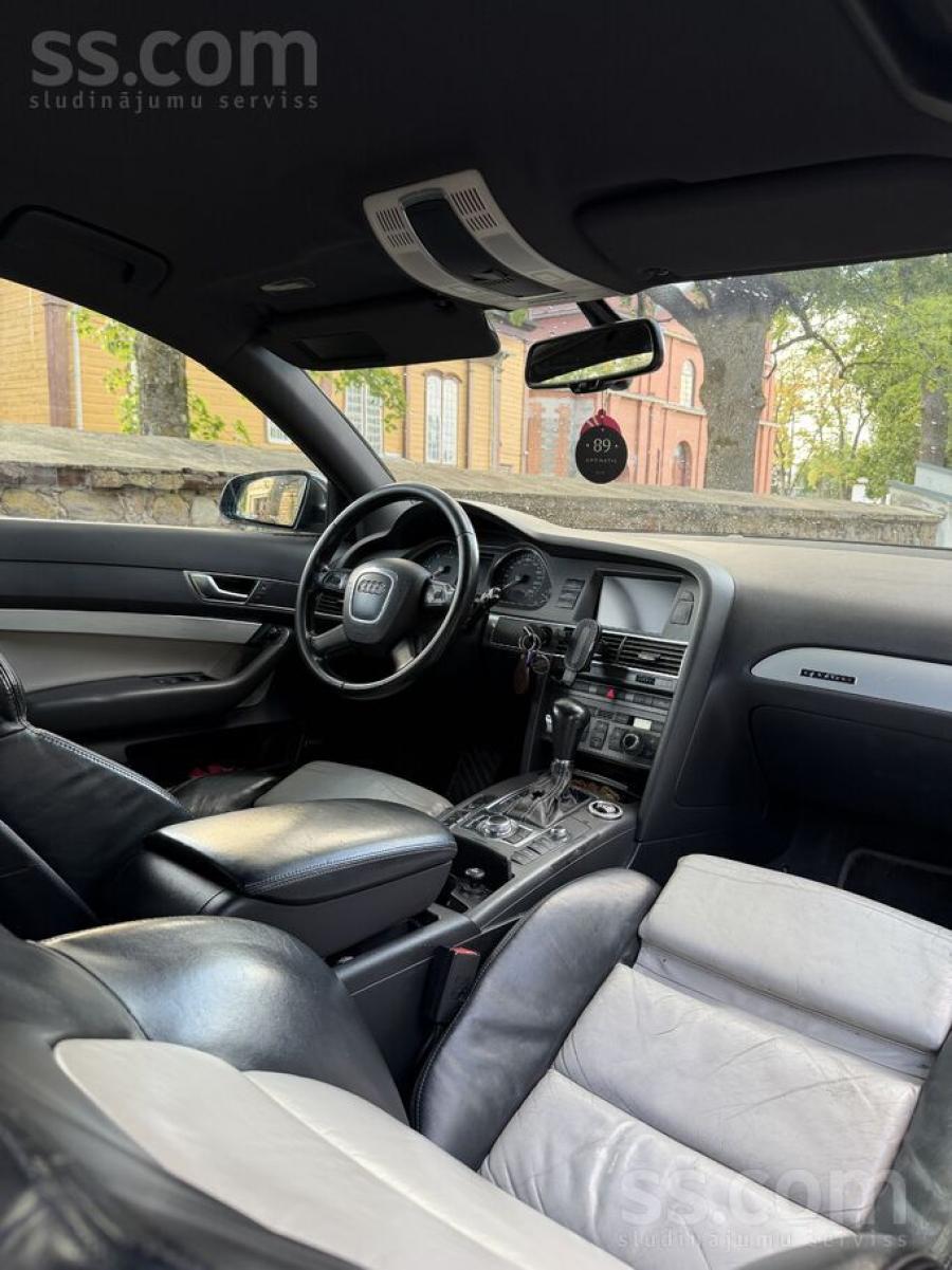 Melns Audi A6 2005 Rēzekne, ar dzinēja tilpumu 2.70 L un nobraukumu 390 tūkst. km par 3000 €, foto 8 vietnē AUTOMOTO.COM.LV