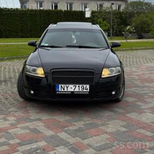 Black Audi A6 2005 in Riga, with an engine capacity of 3.00 L and mileage of 319 thousand km for 1900 €, photo 1 on AUTOMOTO.COM.LV