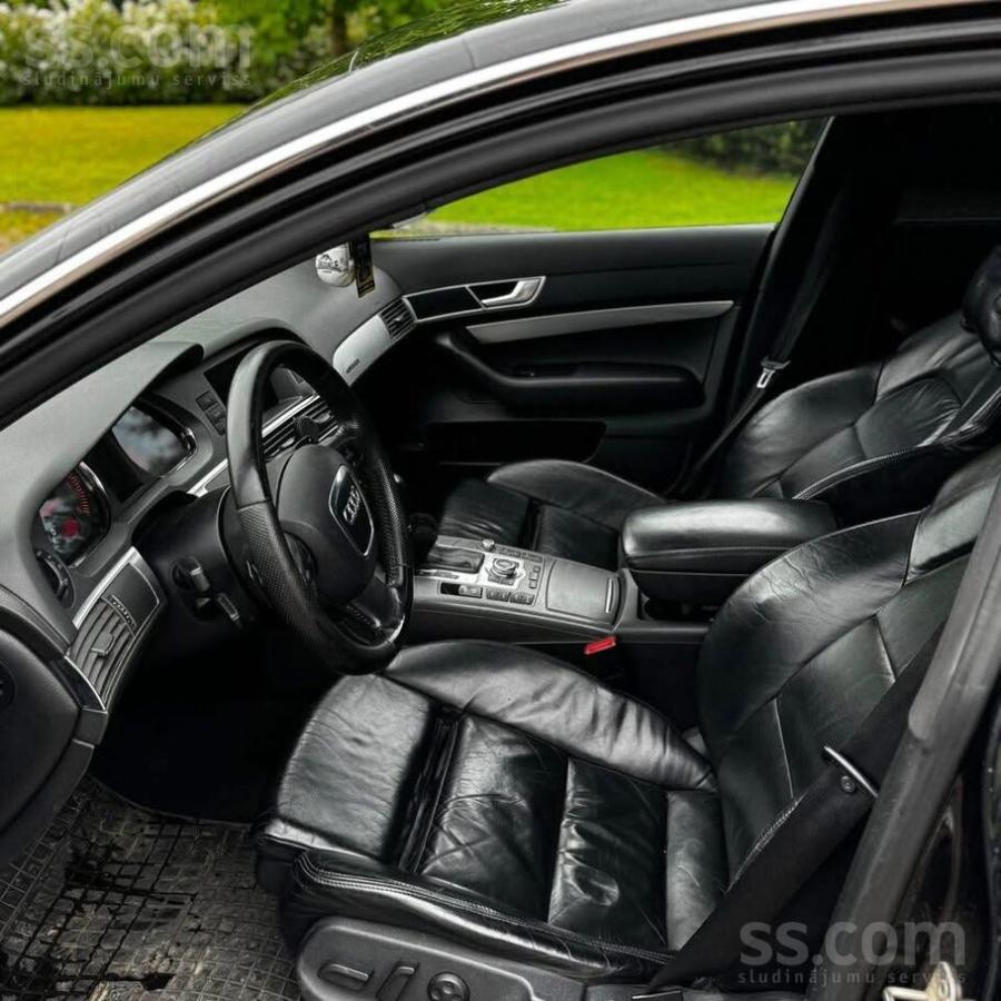 Black Audi A6 2005 in Riga, with an engine capacity of 3.00 L and mileage of 319 thousand km for 1900 €, photo 6 on AUTOMOTO.COM.LV