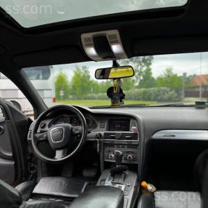 Black Audi A6 2005 in Riga, with an engine capacity of 3.00 L and mileage of 319 thousand km for 1900 €, photo 7 on AUTOMOTO.COM.LV