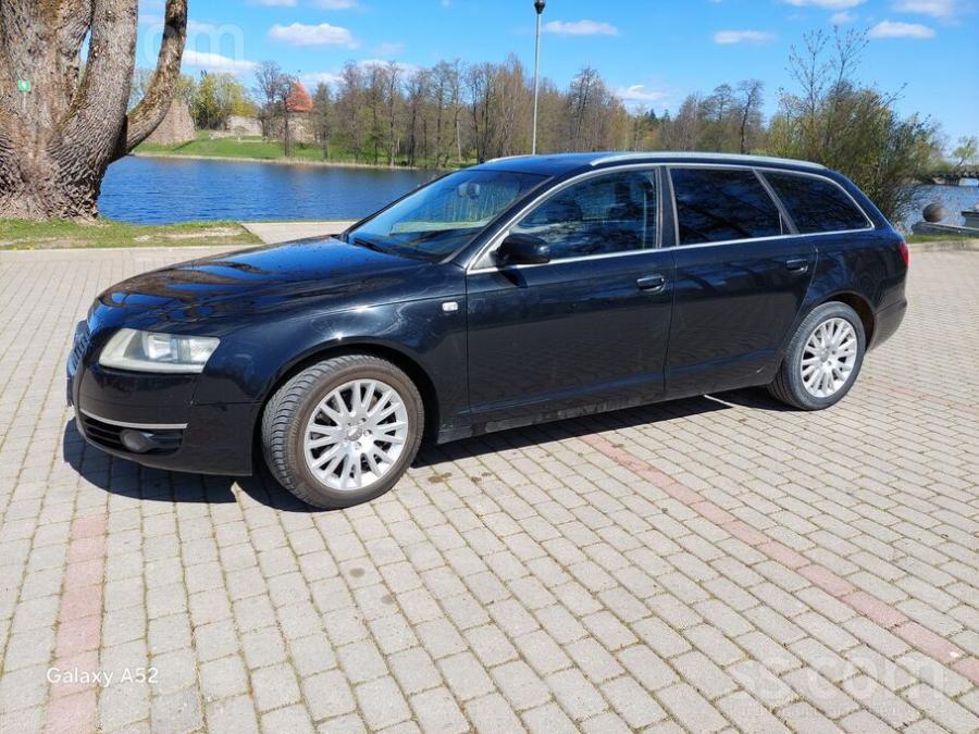 Black Audi A6 2006 in Aluksne, with an engine capacity of 2.70 L and mileage of 332 thousand km for 1100 €, photo 1 on AUTOMOTO.COM.LV