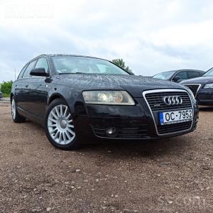 Black Audi A6 2006 in Daugavpils, with an engine capacity of 3.00 L and mileage of 0 thousand km for 3800 €, photo 2 on AUTOMOTO.COM.LV