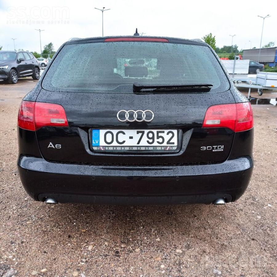 Black Audi A6 2006 in Daugavpils, with an engine capacity of 3.00 L and mileage of 0 thousand km for 3800 €, photo 6 on AUTOMOTO.COM.LV