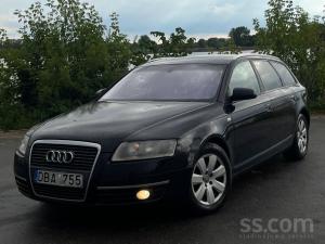 Black Audi A6 2006 in Riga, with an engine capacity of 2.70 L and mileage of 430 thousand km for 1590 €, photo 1 on AUTOMOTO.COM.LV