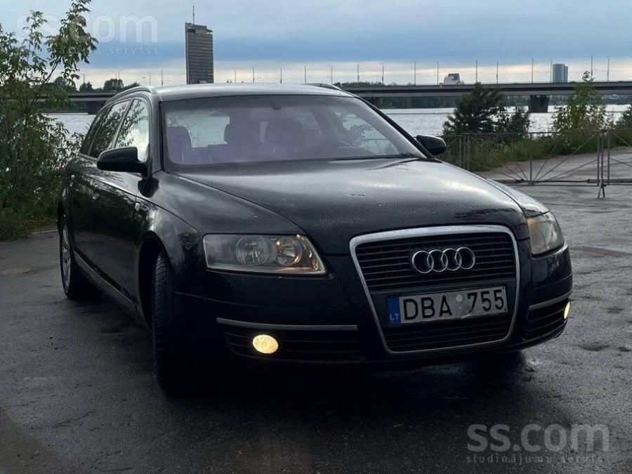 Black Audi A6 2006 in Riga, with an engine capacity of 2.70 L and mileage of 430 thousand km for 1590 €, photo 2 on AUTOMOTO.COM.LV
