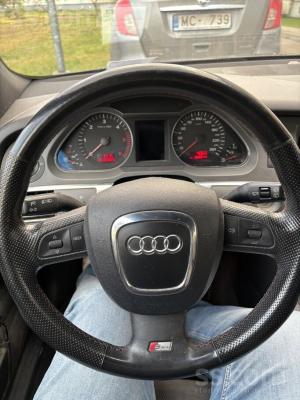 Black Audi A6 2006 in Riga, with an engine capacity of 2.70 L and mileage of 360 thousand km for 2100 €, photo 3 on AUTOMOTO.COM.LV