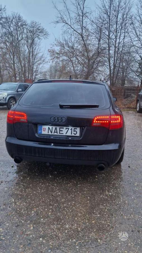 Black Audi A6 2006 in Utena, with an engine capacity of 2.70 L and mileage of 235 thousand km for 4500 €, photo 4 on AUTOMOTO.COM.LV