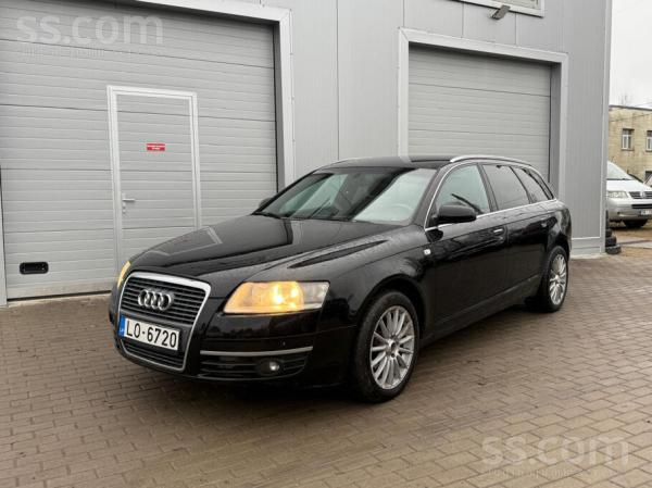 Black Audi A6 2006 in Riga, with an engine capacity of 2.70 L and mileage of 394 thousand km for 2500 €, photo 1 on AUTOMOTO.COM.LV