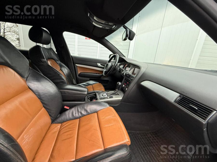 Black Audi A6 2006 in Riga, with an engine capacity of 2.70 L and mileage of 394 thousand km for 2500 €, photo 8 on AUTOMOTO.COM.LV
