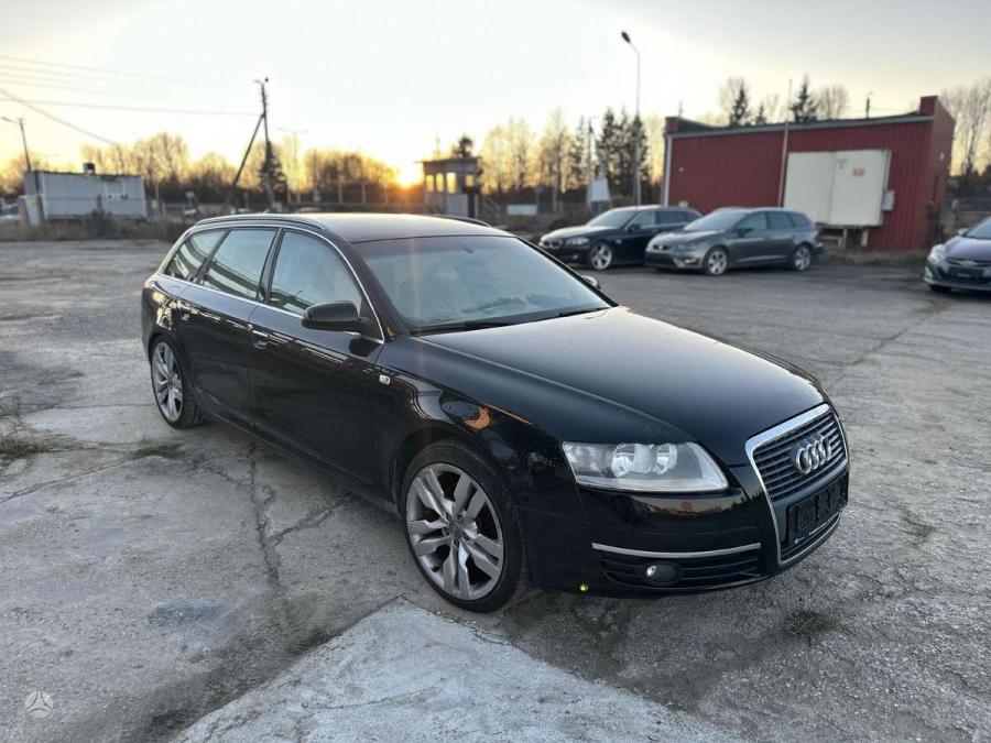 Black Audi A6 2006 in Vilnius, with an engine capacity of 2.39 L and mileage of 309 thousand km for 1850 €, photo 3 on AUTOMOTO.COM.LV