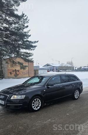 Melns Audi A6 2006 Jēkabpils, ar dzinēja tilpumu 2.70 L un nobraukumu 379 tūkst. km par 2700 €, foto  vietnē AUTOMOTO.COM.LV
