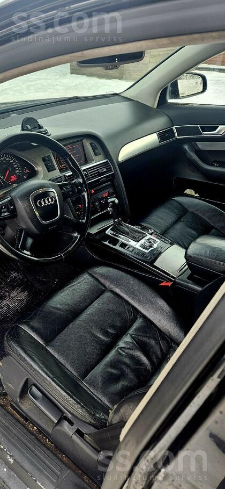 Melns Audi A6 2006 Jēkabpils, ar dzinēja tilpumu 2.70 L un nobraukumu 379 tūkst. km par 2700 €, foto 3 vietnē AUTOMOTO.COM.LV