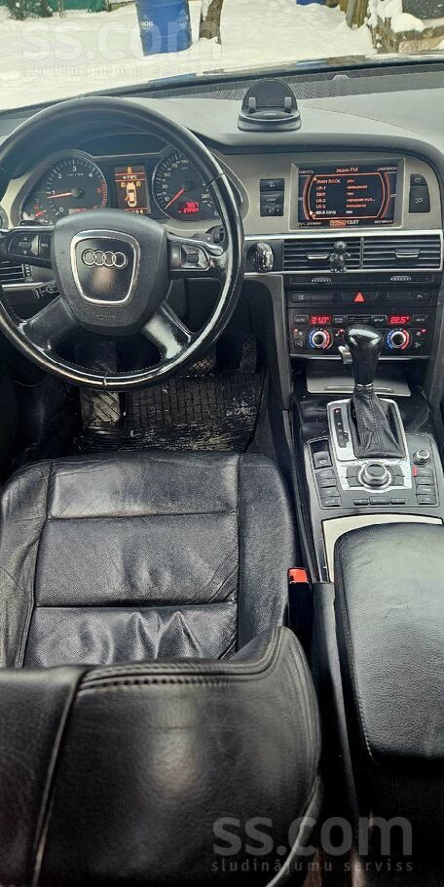 Melns Audi A6 2006 Jēkabpils, ar dzinēja tilpumu 2.70 L un nobraukumu 379 tūkst. km par 2700 €, foto 4 vietnē AUTOMOTO.COM.LV