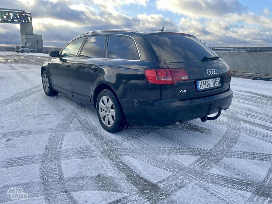 Melns Audi A6 2006 Viļņa, ar dzinēja tilpumu 2.70 L un nobraukumu 340 tūkst. km par 2100 €, foto 4 vietnē AUTOMOTO.COM.LV