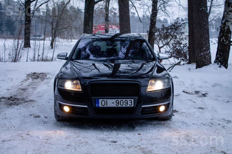 Black Audi A6 2006 in Jelgava, with an engine capacity of 3.00 L and mileage of 279 thousand km for 3900 €, photo 2 on AUTOMOTO.COM.LV