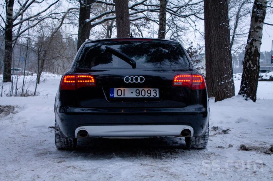 Black Audi A6 2006 in Jelgava, with an engine capacity of 3.00 L and mileage of 279 thousand km for 3900 €, photo 5 on AUTOMOTO.COM.LV