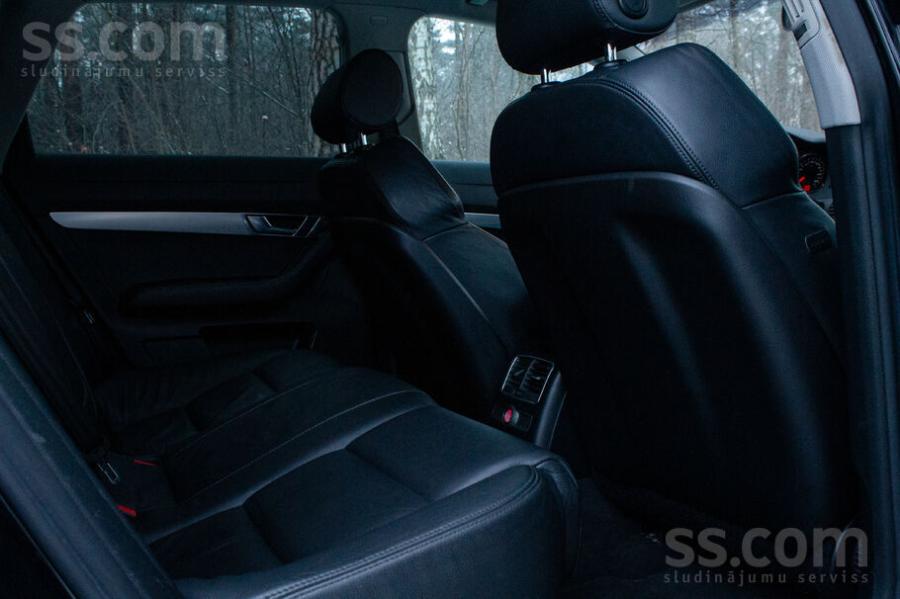 Black Audi A6 2006 in Jelgava, with an engine capacity of 3.00 L and mileage of 279 thousand km for 3900 €, photo 9 on AUTOMOTO.COM.LV