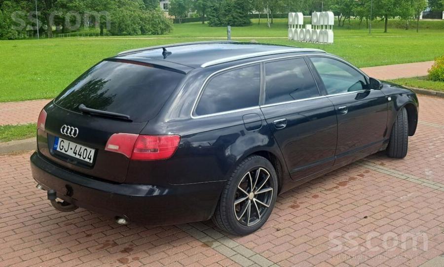 Melns Audi A6 2006 Madona, ar dzinēja tilpumu 2.70 L un nobraukumu 385 tūkst. km par 3945 €, foto 5 vietnē AUTOMOTO.COM.LV