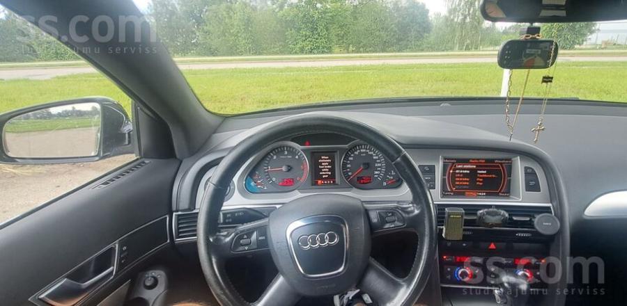 Melns Audi A6 2006 Madona, ar dzinēja tilpumu 2.70 L un nobraukumu 385 tūkst. km par 3945 €, foto 16 vietnē AUTOMOTO.COM.LV