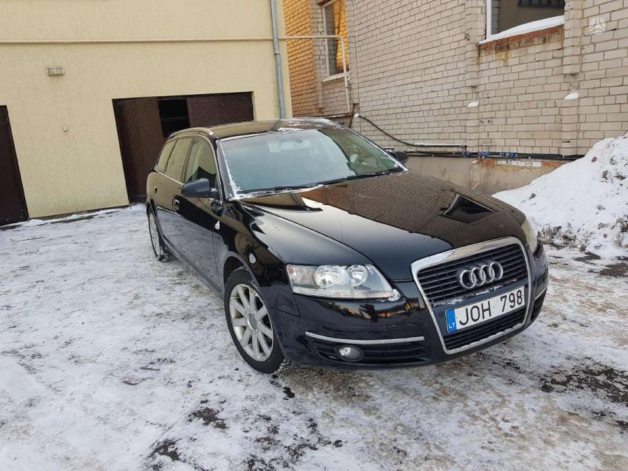 Melns Audi A6 2006 Kauņa, ar dzinēja tilpumu 2.40 L un nobraukumu 374 tūkst. km par 3100 €, foto 1 vietnē AUTOMOTO.COM.LV