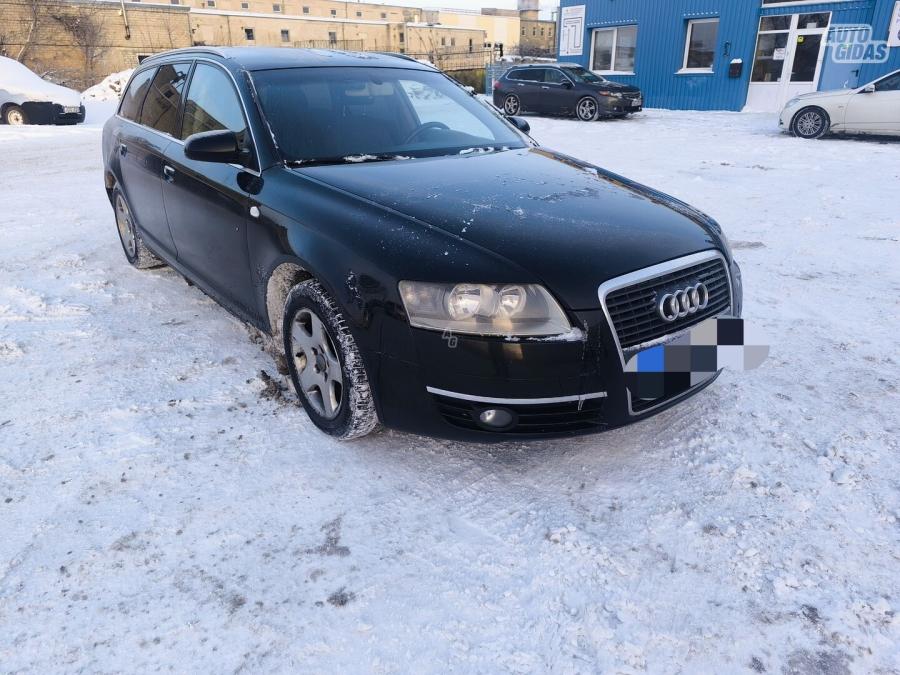 Black Audi A6 2006 in Siauliai, with an engine capacity of 2.00 L and mileage of 301 thousand km for 2300 €, photo 1 on AUTOMOTO.COM.LV