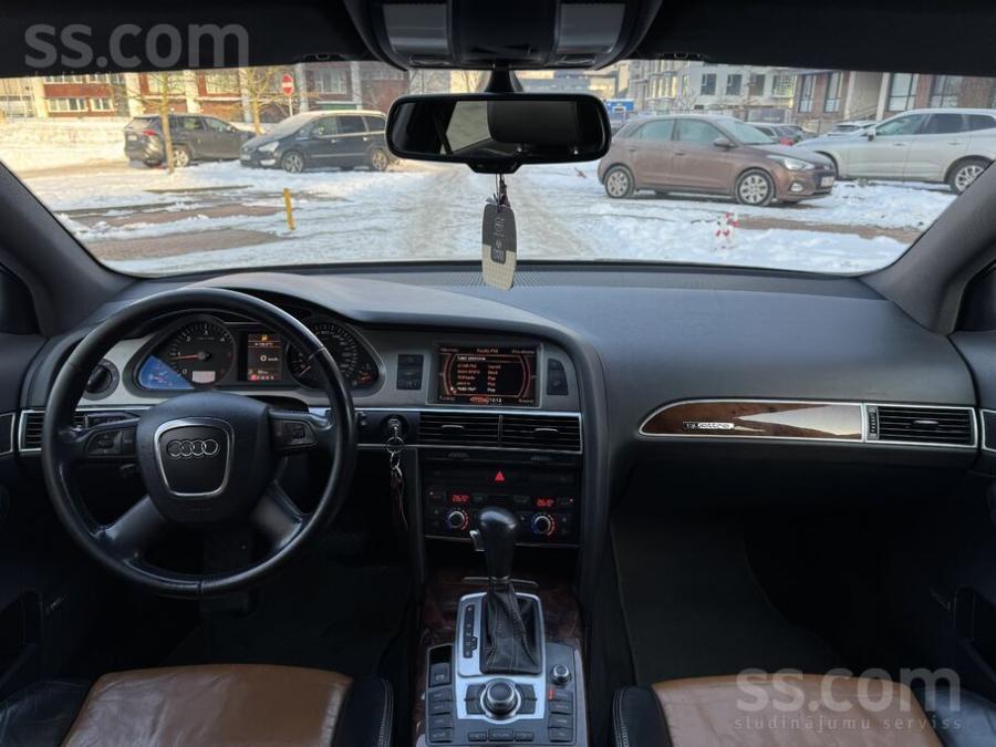 Melns Audi A6 2006 Rīga, ar dzinēja tilpumu 3.00 L un nobraukumu 352 tūkst. km par 3990 €, foto 7 vietnē AUTOMOTO.COM.LV