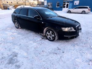 Black Audi A6 2006 in Siauliai, with an engine capacity of 2.00 L and mileage of 308 thousand km for 2300 €, photo  on AUTOMOTO.COM.LV
